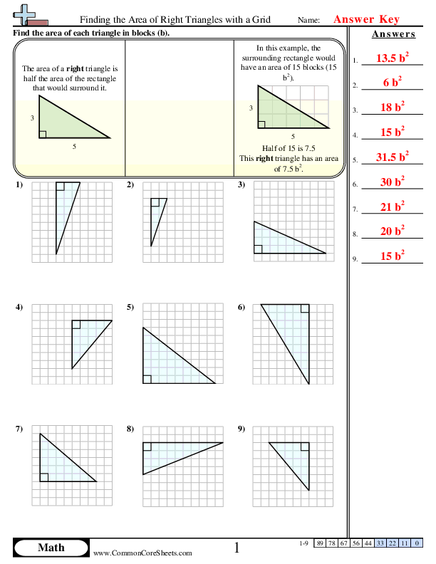 Area & Perimeter Worksheets