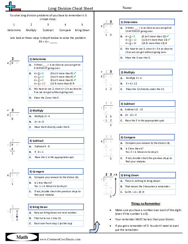 Cheat Sheets