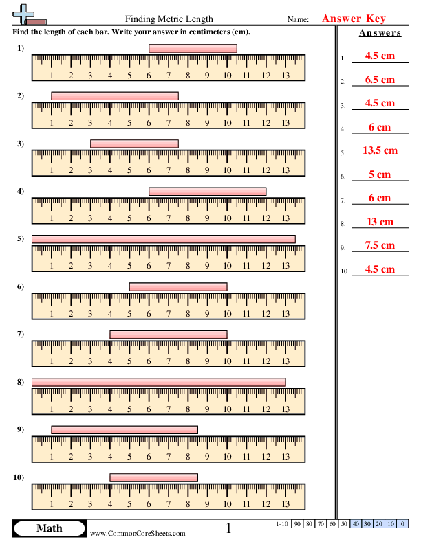 Measurement Worksheets