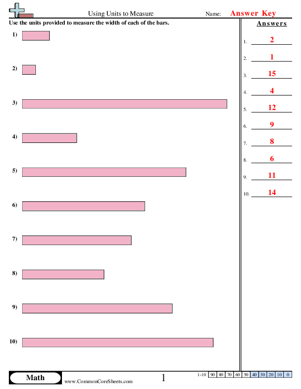 Measurement Worksheets