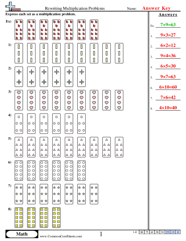 Multiplication Worksheets